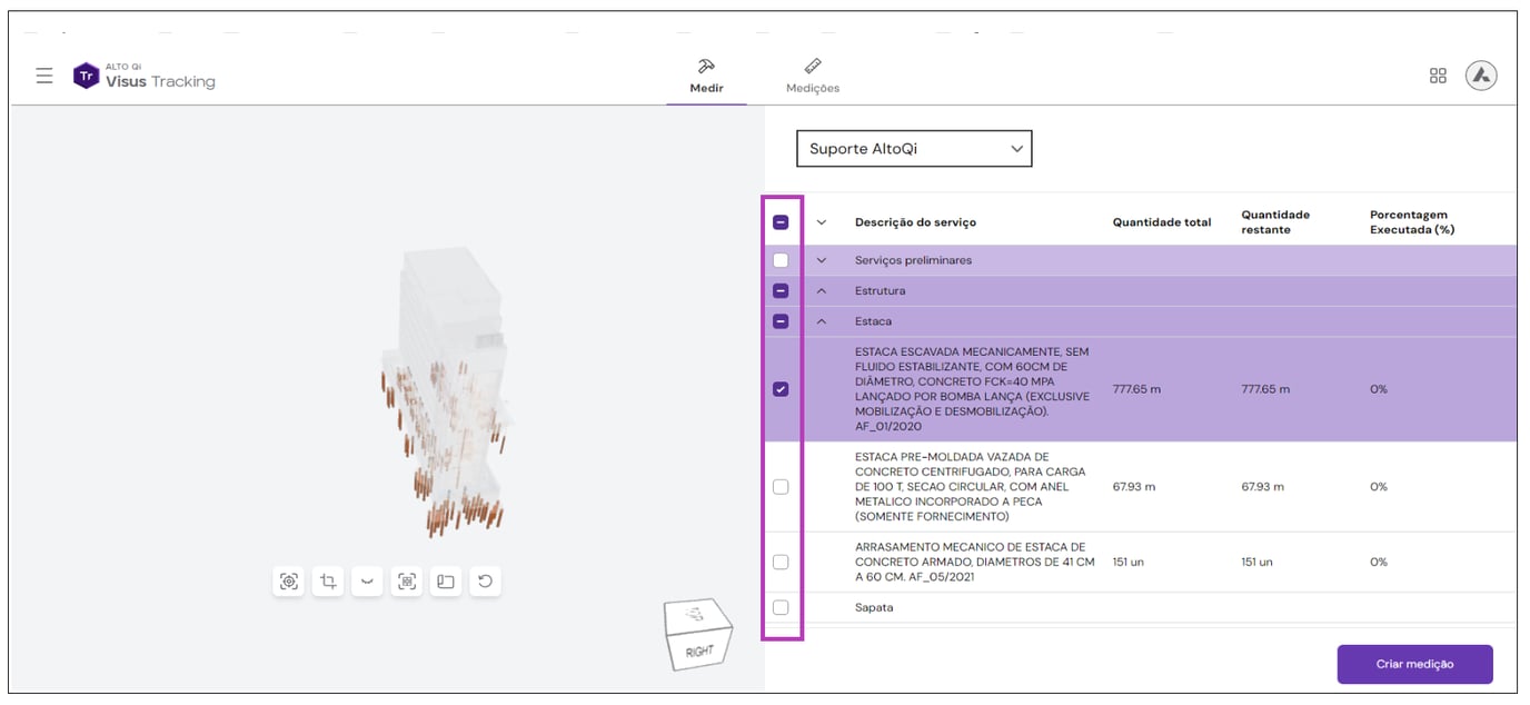 Como utilizar solução AltoQi Visus Tracking