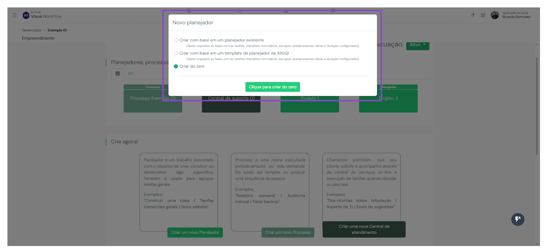 Como utilizar um template da AltoQi no AltoQi Visus WorkFlow?