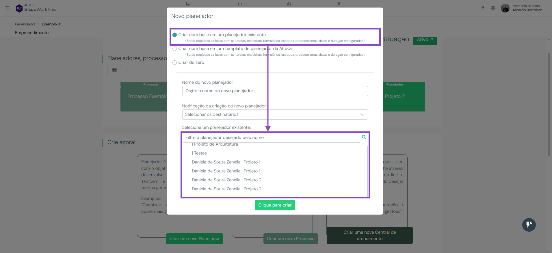 Entregas | Como utilizar um template da AltoQi no AltoQi Visus WorkFlow?