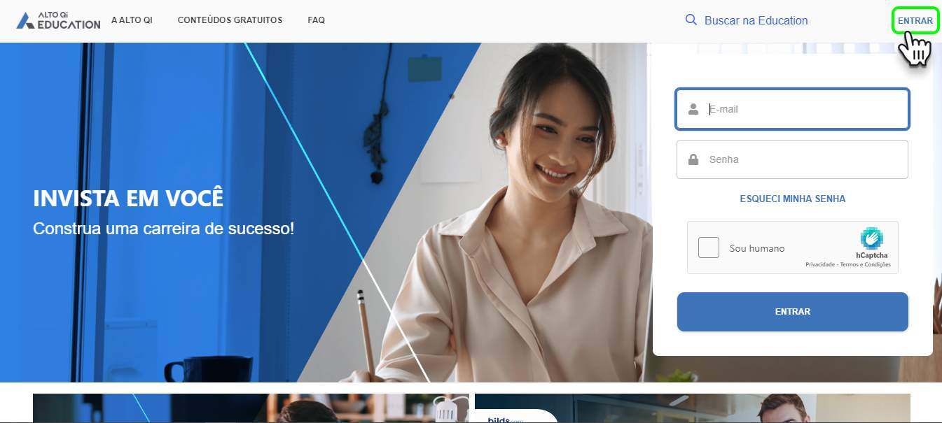 Explore nossos conteúdos na Plataforma AltoQi Education