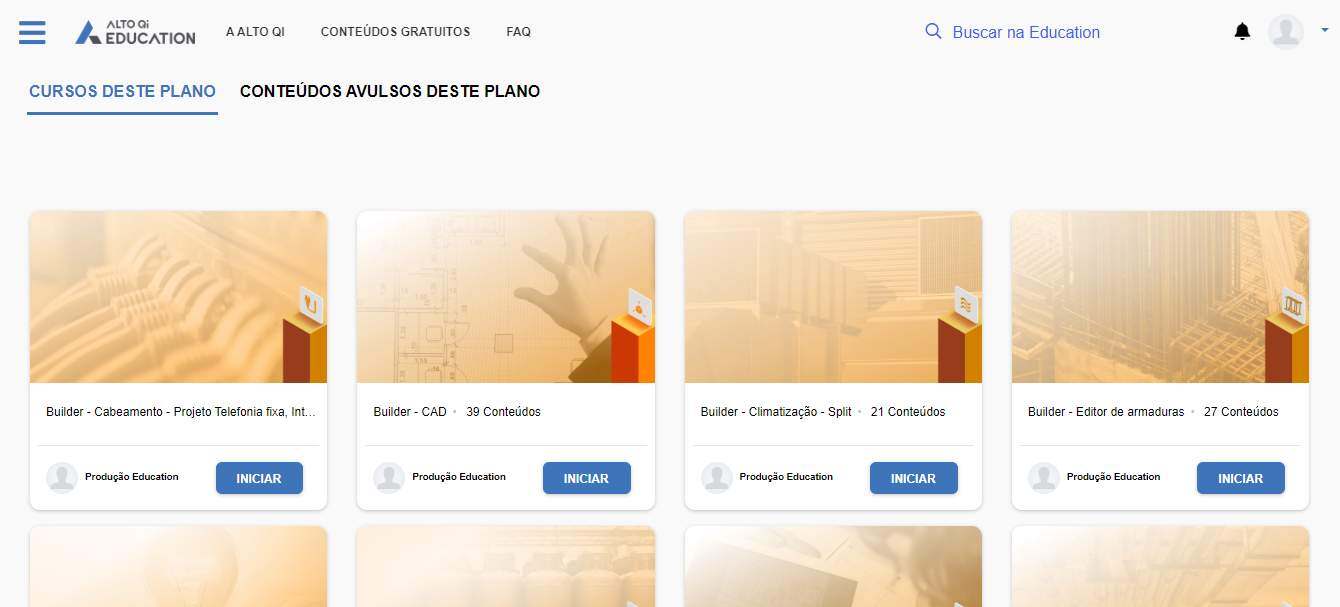 Explore nossos conteúdos na Plataforma AltoQi Education