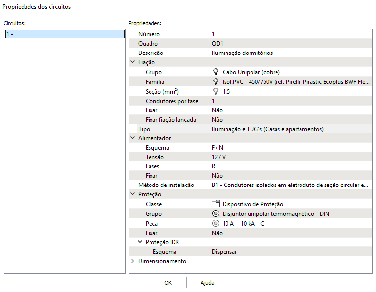 Como criar e definir circuitos