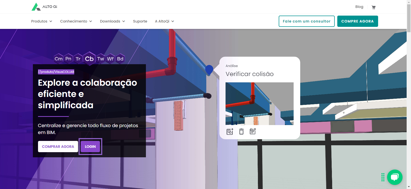 Como acessar a solução AltoQi Visus Collab